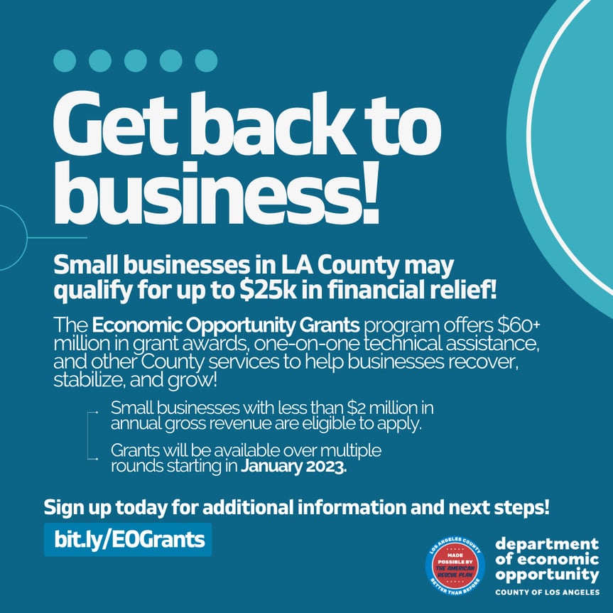 LA County Launches New Business and Workforce Assistance Programs